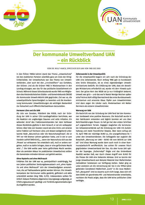 Nachricht | UAN